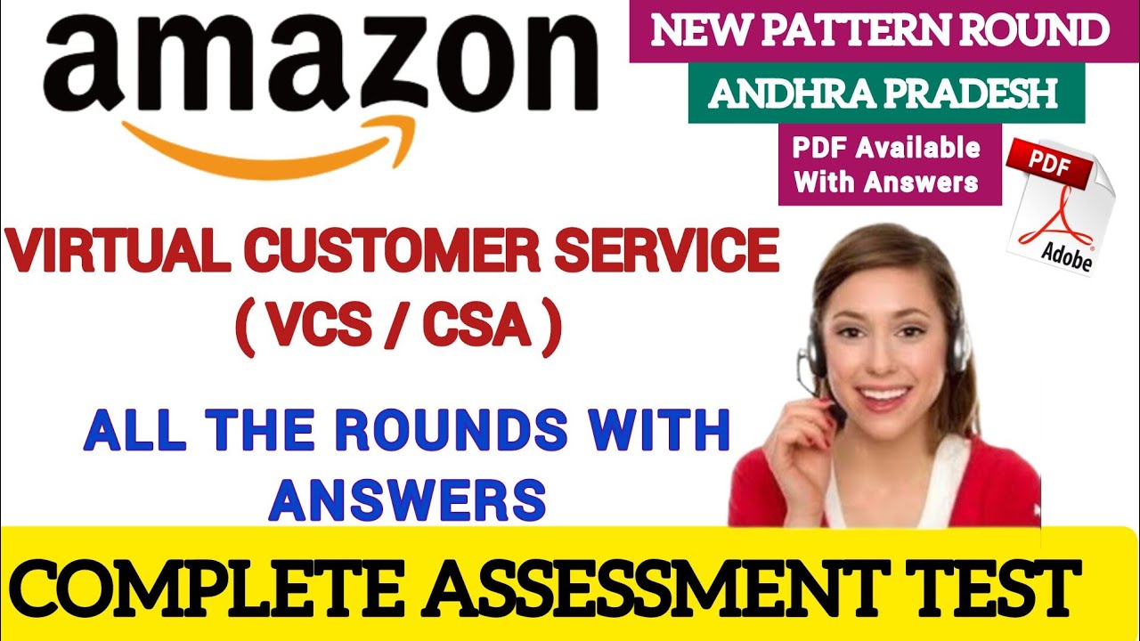 Amazon VCS Andhra Pradesh | Complete Assessment Test With Answers ...