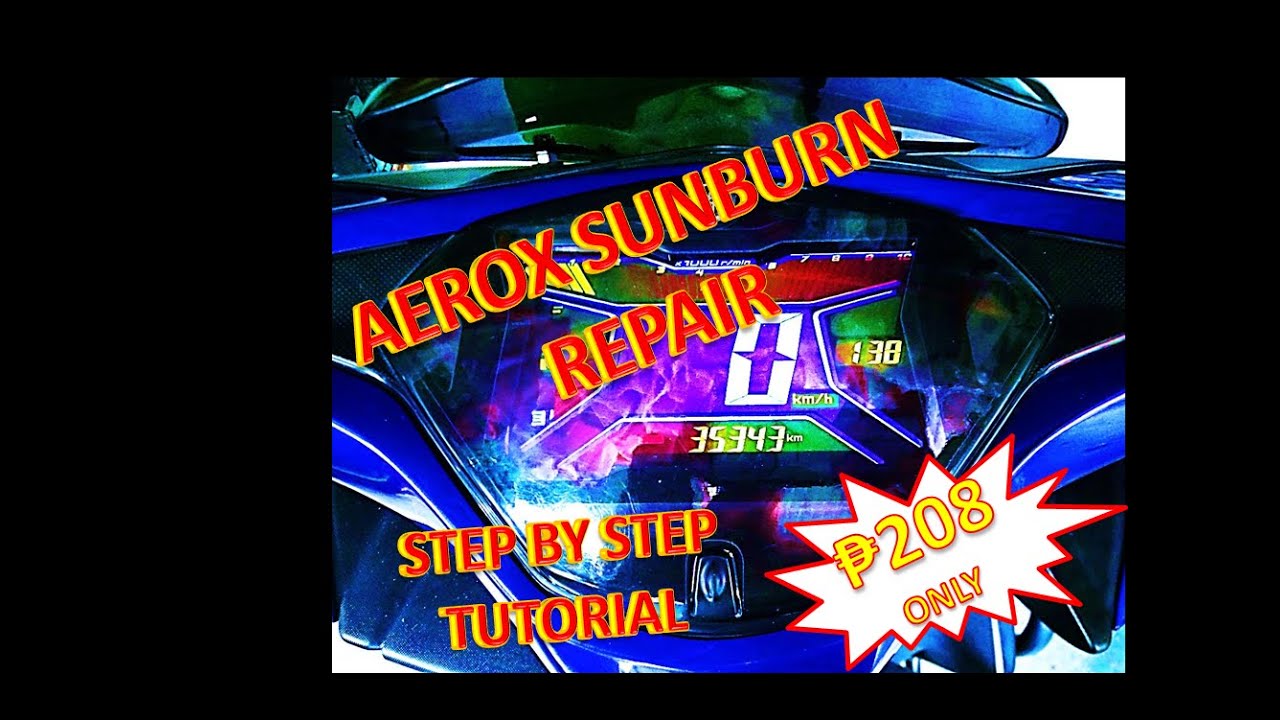 Yamaha Aerox Sunburn Repair - YouTube