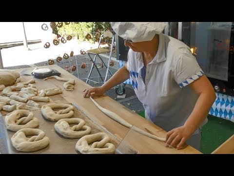 Austria Street Food. Making Brezen and More Sweets