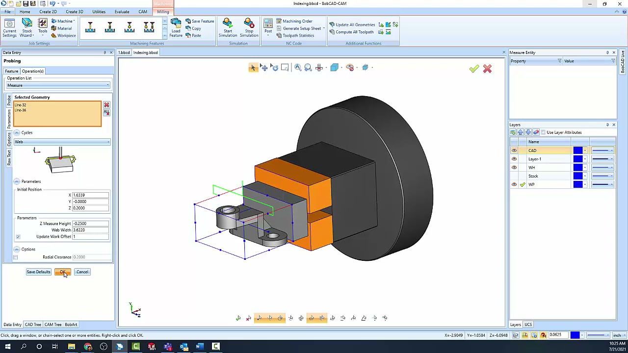 4 Axis CAM Features - Probing - YouTube
