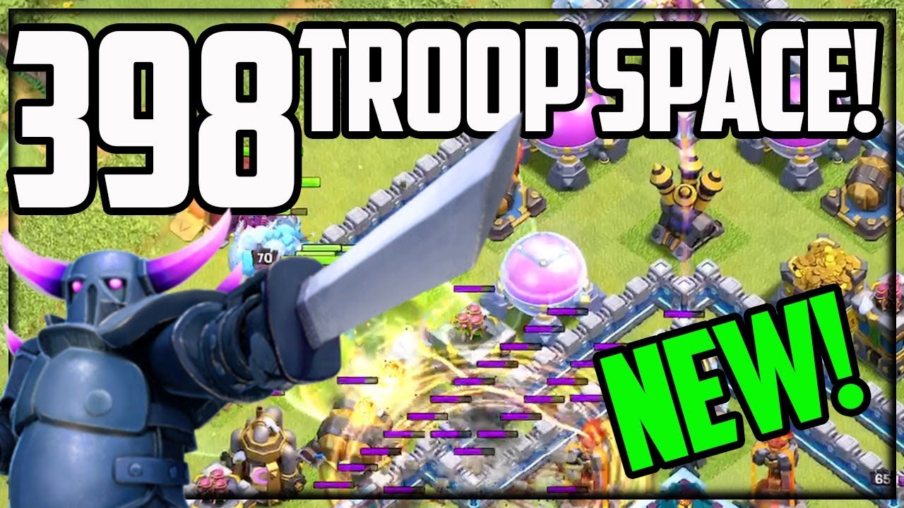 398 Troop Space! Clash of Clans Town Hall 13! - YouTube