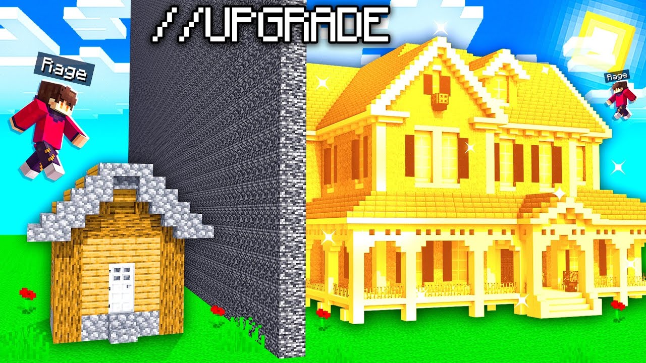 I Cheated with //UPGRADE in a Minecraft Build Battle - YouTube