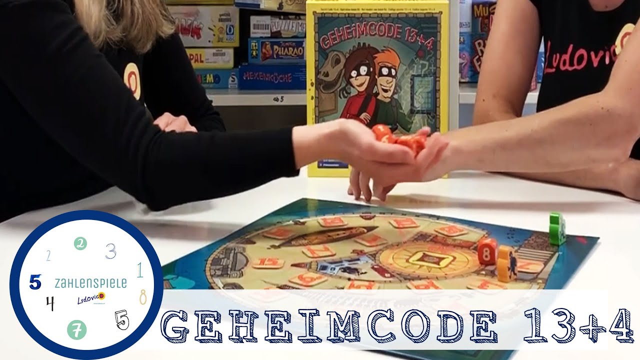 Zahlenspiele - Geheimcode 13 + 4 - Spieletipps mit Ludovico - YouTube