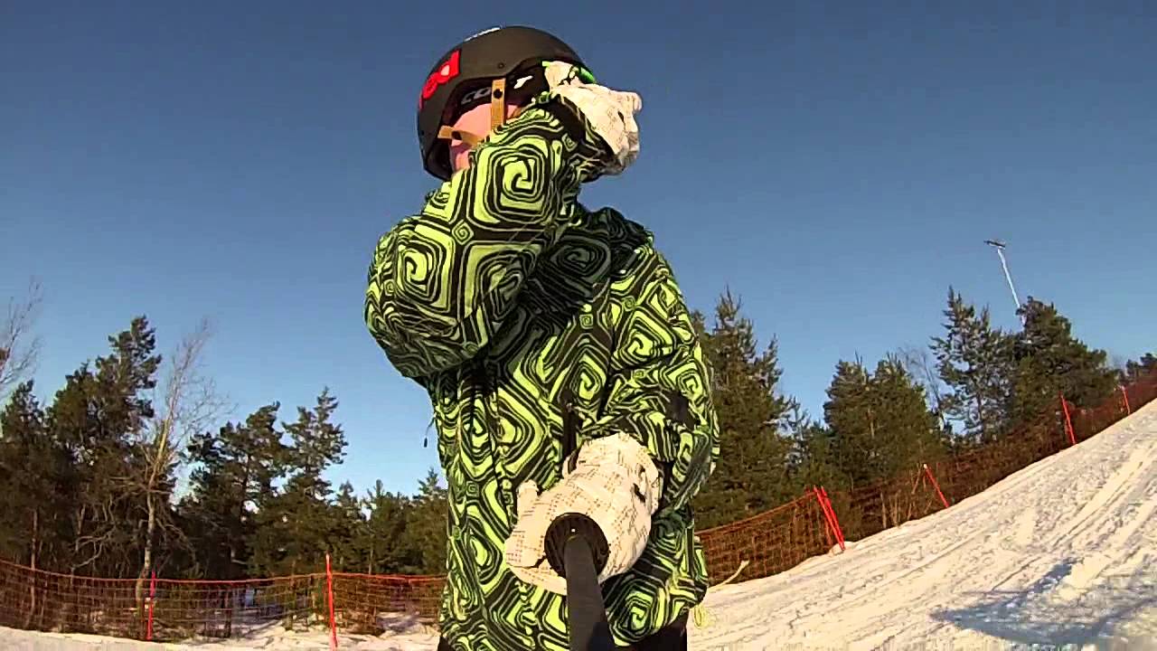 Freesking at Öjberget in Finland.GoPro hero 3 2013 - YouTube
