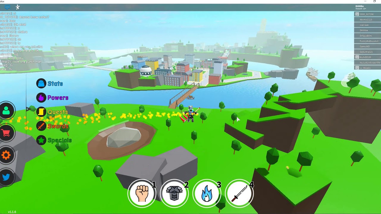 All new areas & skills for anime fighting simulator - YouTube