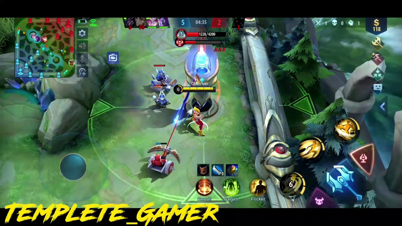 MVP on chou KDA 4/0/5 |Mlbb - YouTube