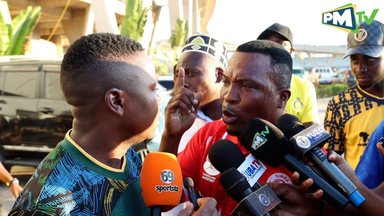 SHABIKI WA YANGA AKIONA CHAMOTO KUTOKA KWA SHABIKI WA SIMBA ''AZIZ KI ...