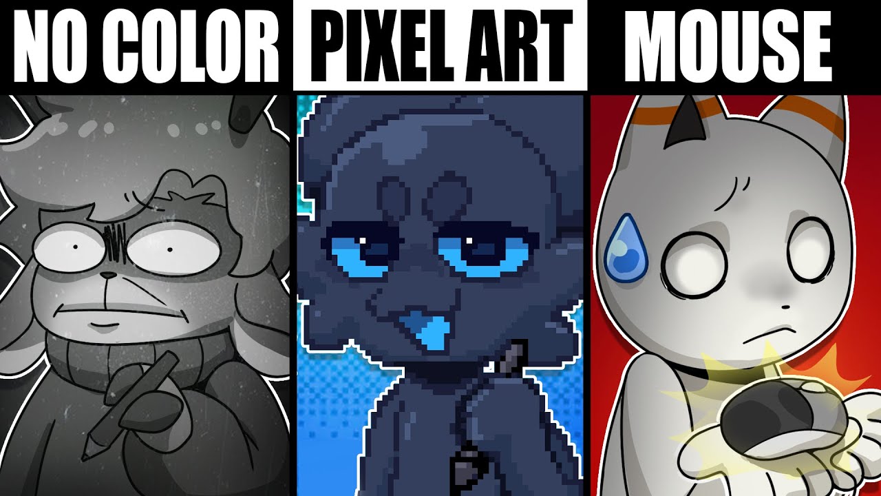 We Drew With MORE Random CURSES!? - YouTube