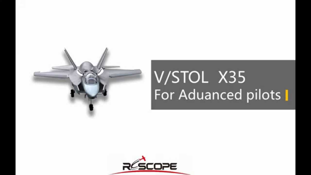 x35 64mm stovl rc - YouTube