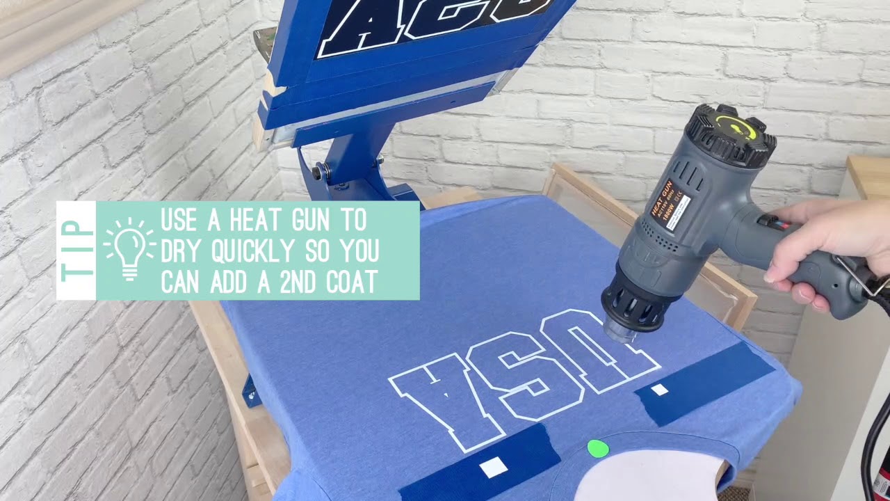 How to Screen Print Multi-Color Designs on a 1 Color 1 Station Screen ...