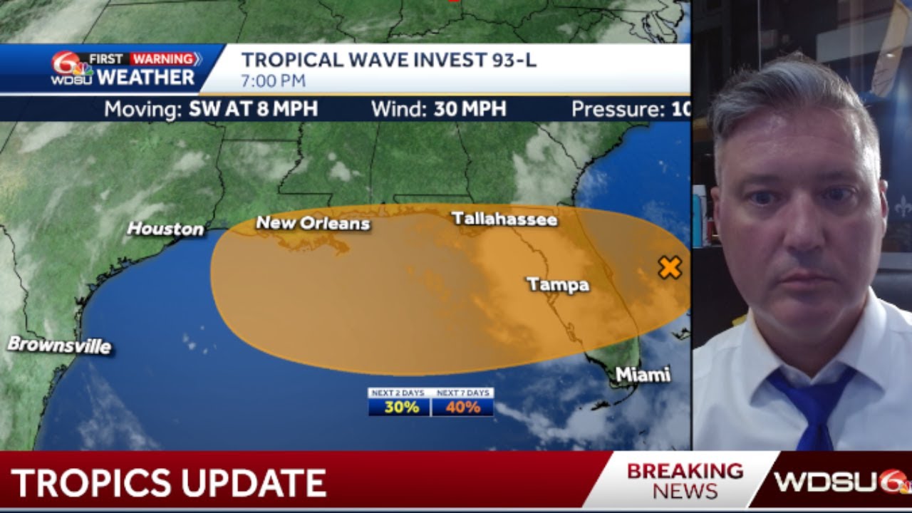 LIVE: Devon Lucie has the latest on tropics, rain later this week - YouTube