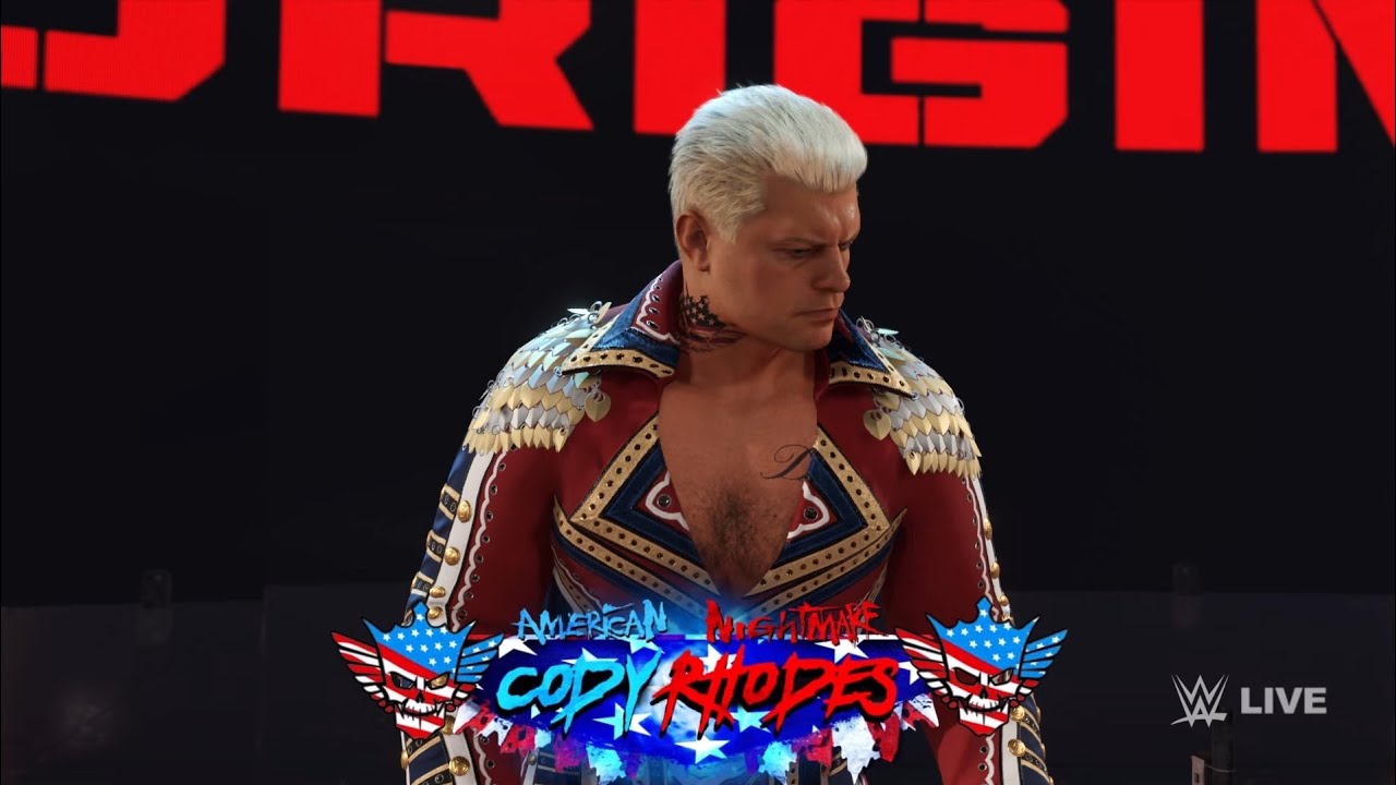 Cody Rhodes Entrance Custom Pyro And Motion WWE2K23 On PS5 - YouTube