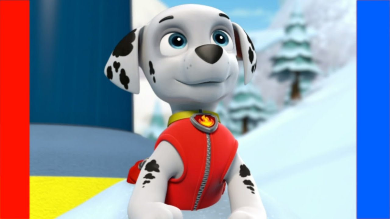 Paw Patrol pups snow ball - YouTube