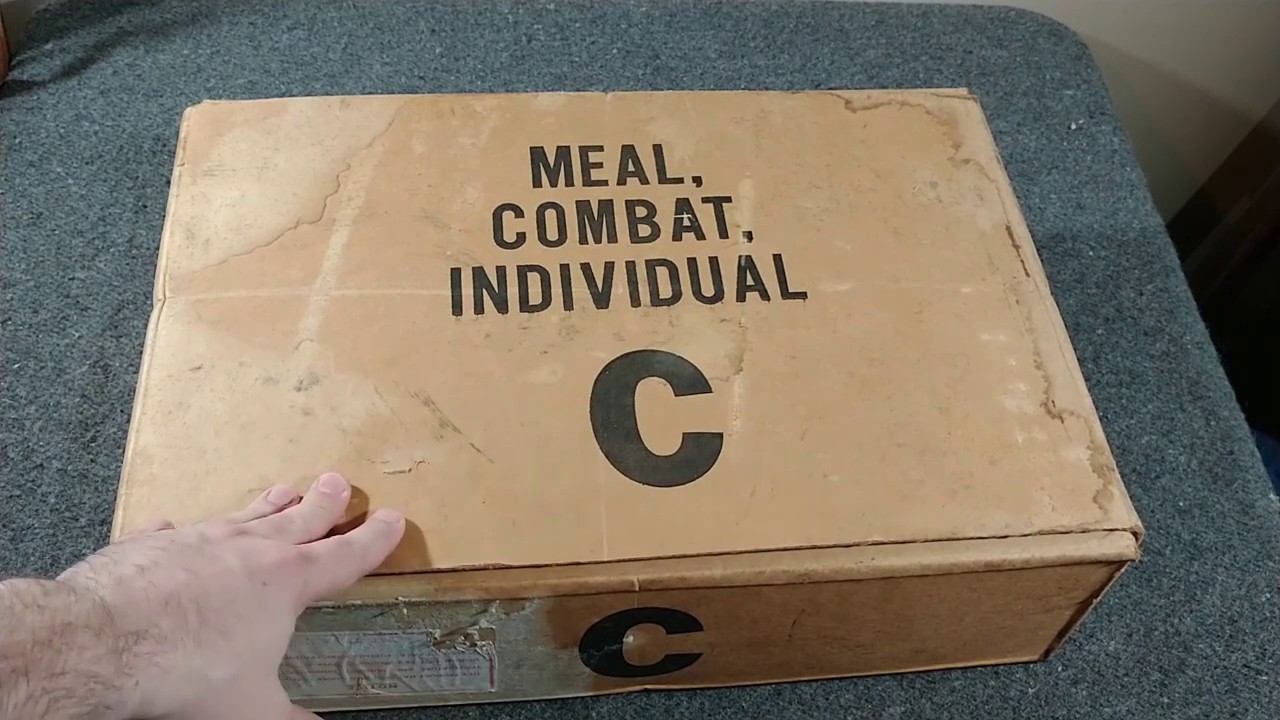 1966 Vietnam Era MCI C-Ration Full Case Unboxing - YouTube