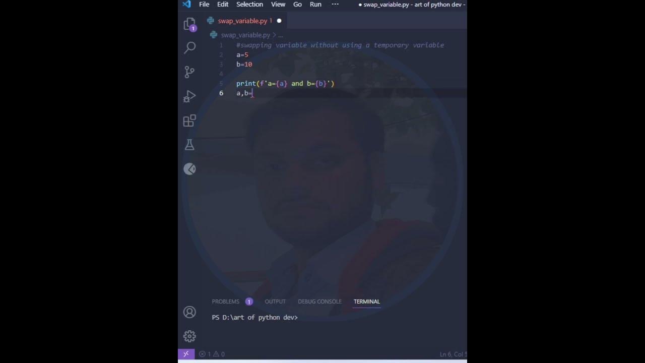 Swapping Variables Without Using A Temporary Variable Youtube