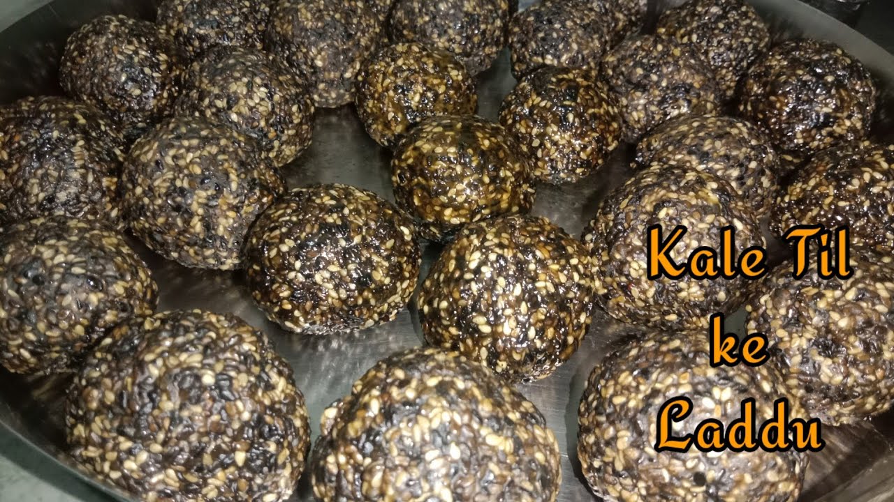 Kale Til ke Laddu || easy recipe of Kale Til ke laddu #kaletilkeladdu ...