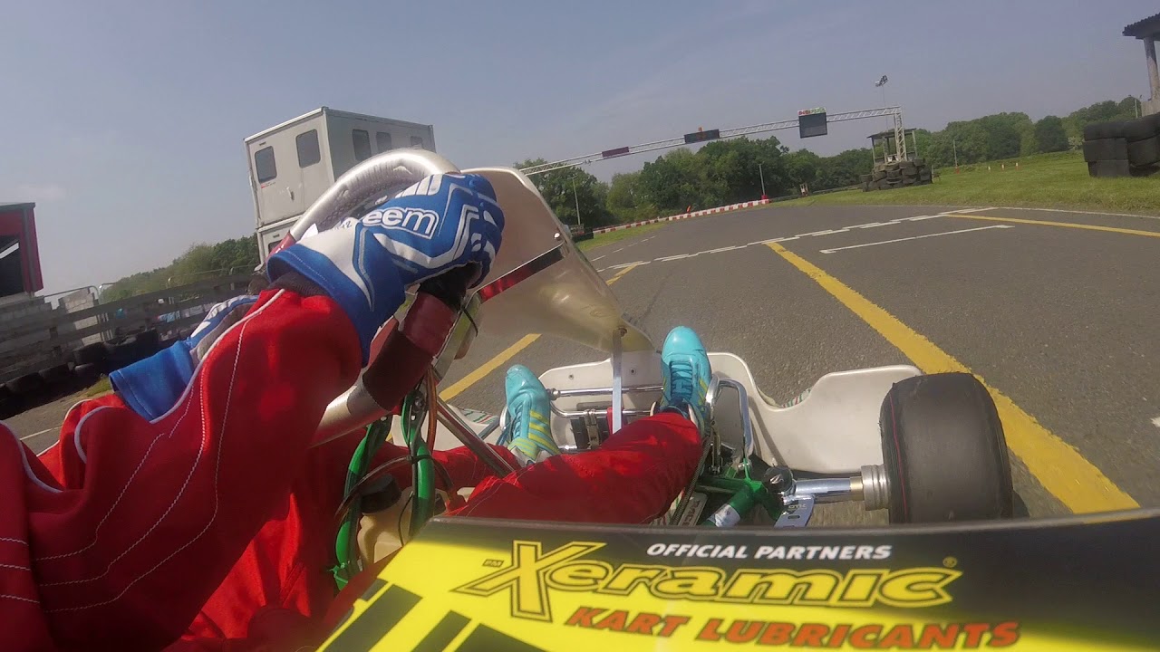 Whilton Mill Karting Senior Rotax Testing With Team Mate - YouTube