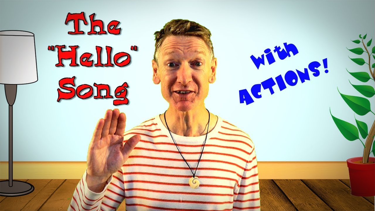 Sing Along With Tony | "The Hello Song" | Kids' Action Songs and ...