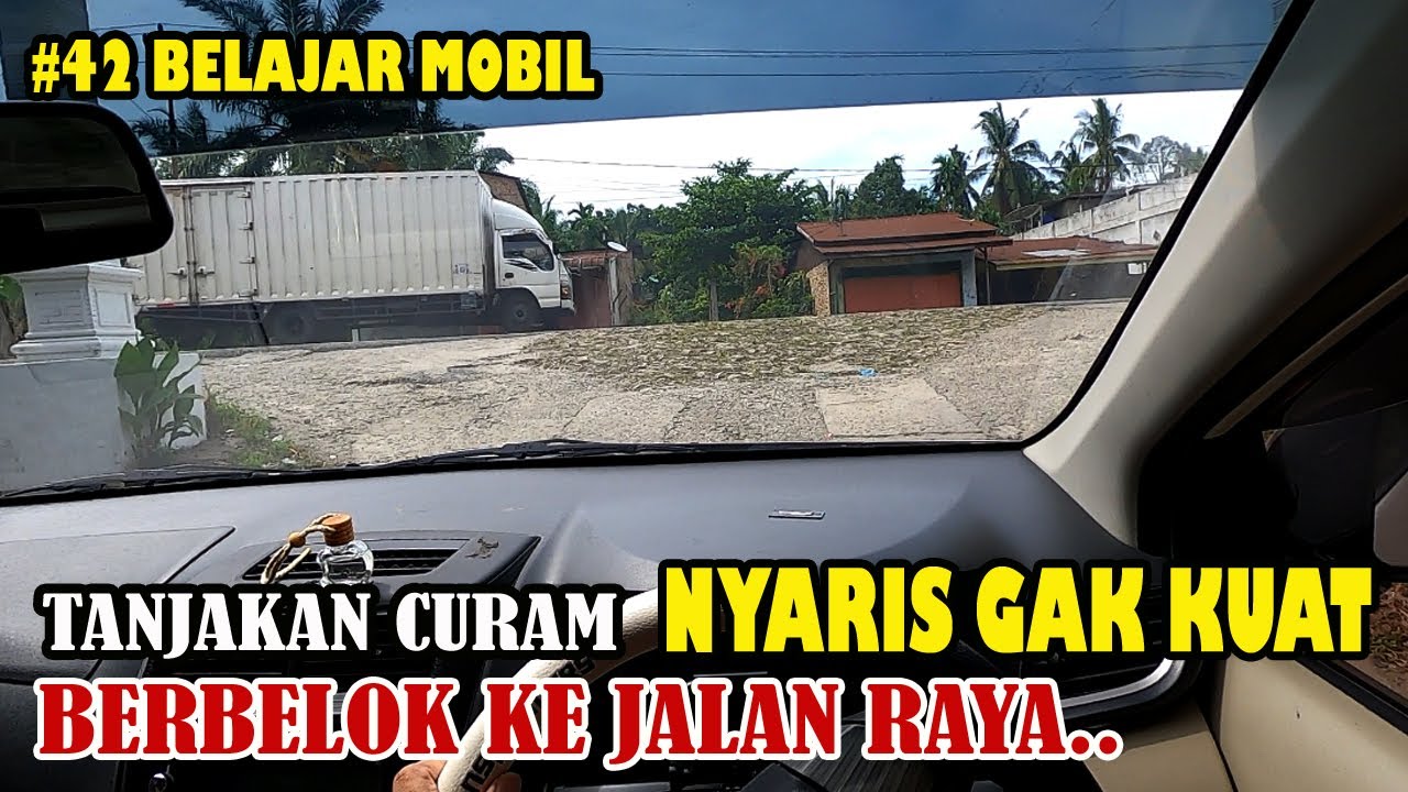 #42 Tanjakan curam berbelok ke Jalan Raya, Gak mampu Stop and Go ...