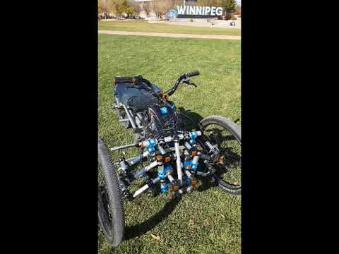 tesla trike homemade no weld full suspension e reverse trike walkaround ...