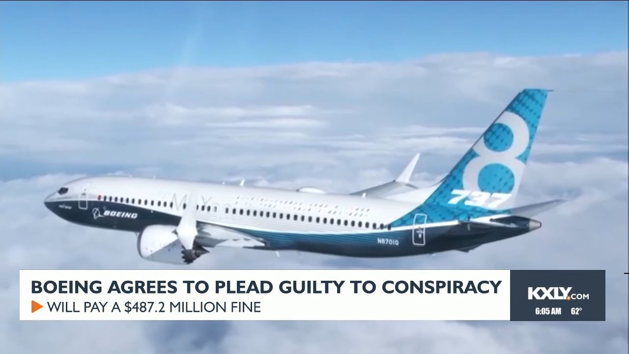 Boeing agrees to plead guilty for fines - YouTube