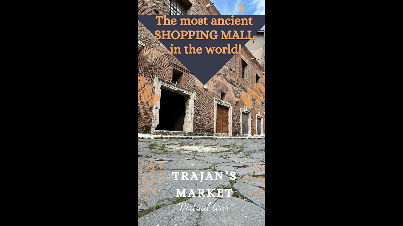 The first shopping mall ever built in the world: the Trajan’s market ...
