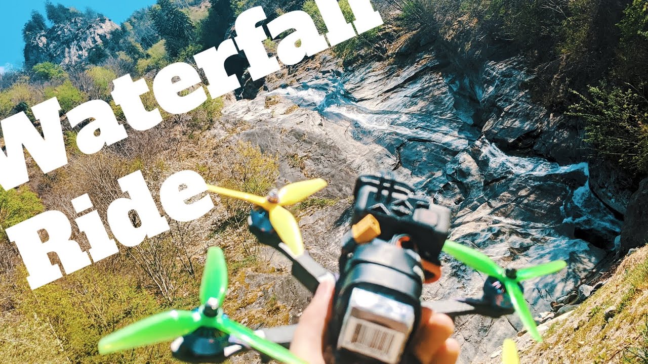 Waterfall ride ⚡🌊⚡ | FPV Freestyle - YouTube