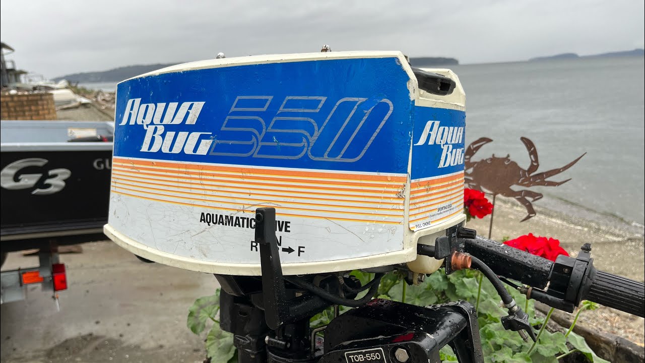 Tanaka Aquabug outboard motor 550hp water test - YouTube