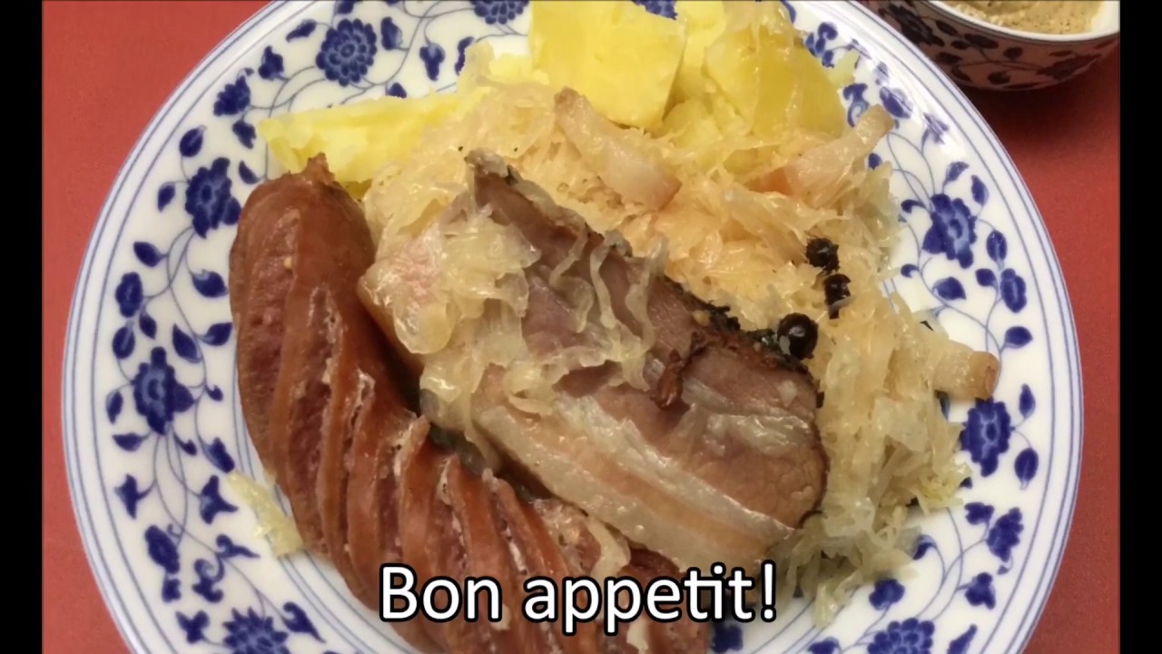 Easy Sauerkraut Recipe German Style - YouTube