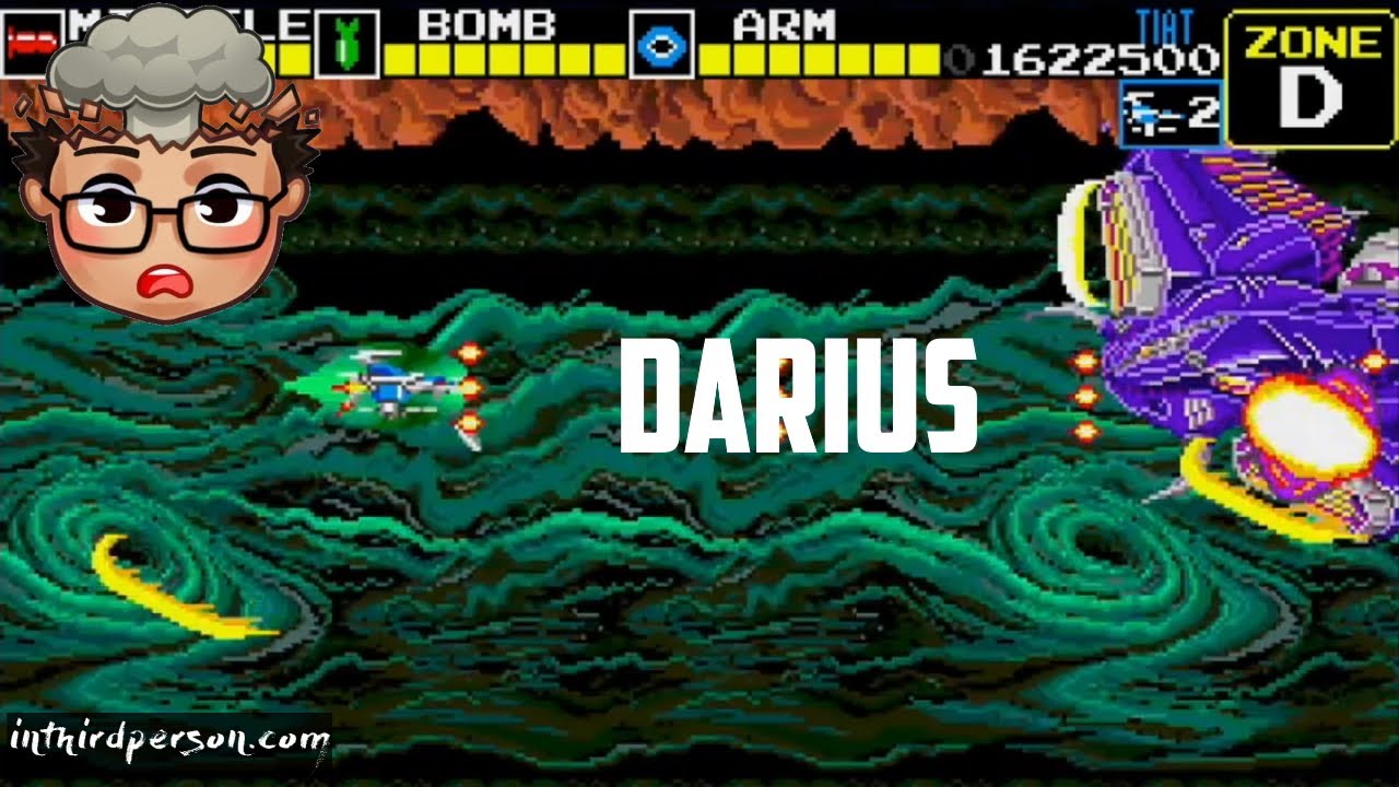 Playing Darius on a Sega Genesis Mini - YouTube