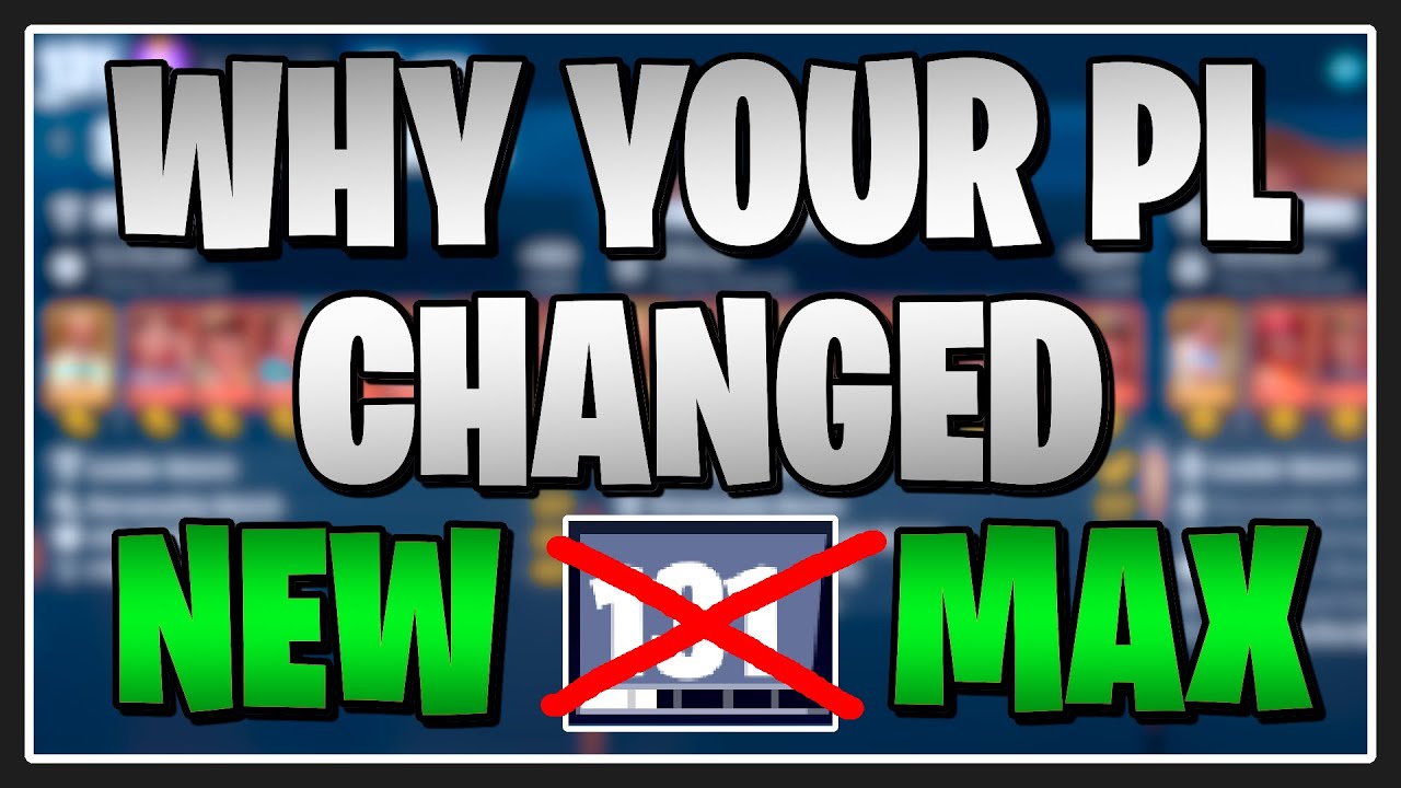 Why your PL WENT DOWN (or up) & NEW Max Power Level! - Fortnite Save ...