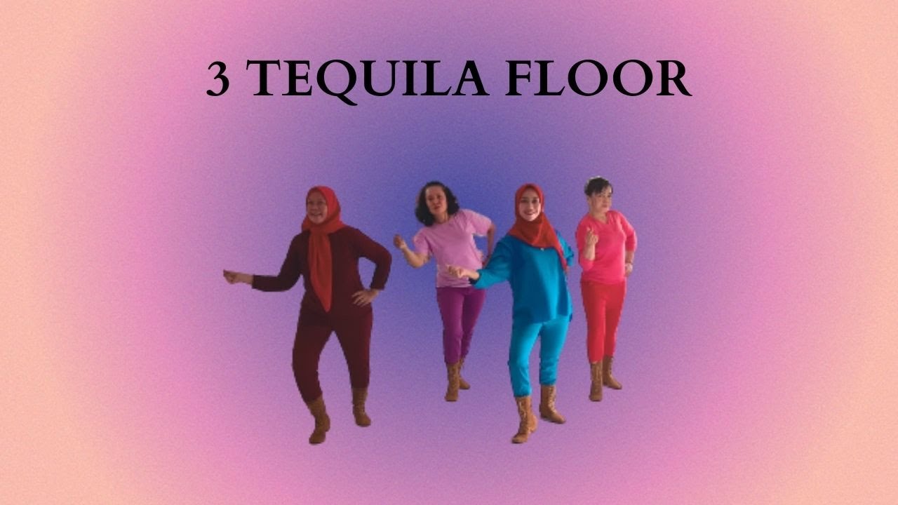 3 TEQUILA FLOOR LINE DANCE | DOUBLE M STUDIO | Choreo by - YouTube