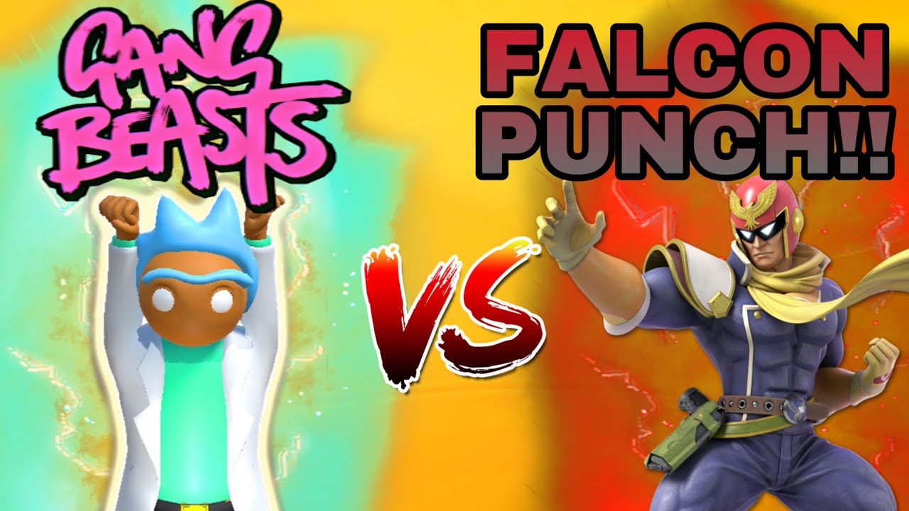 Gang Beast - FALCON PUNCH!!! FUNNY MOMENTS - YouTube