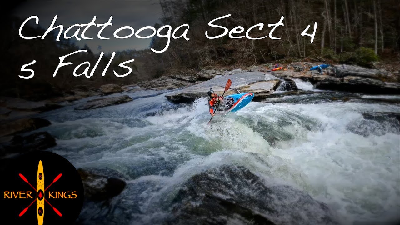 Chattooga Section 4 - 5 Falls sequence - YouTube