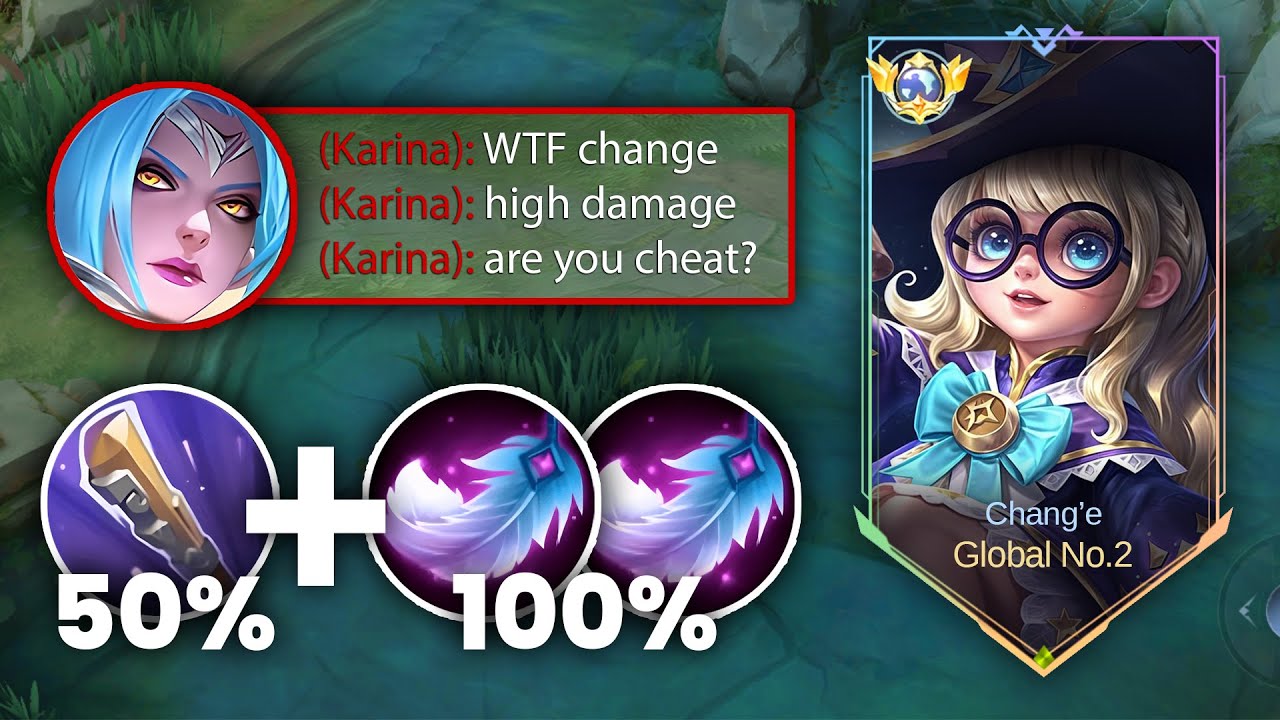 TOP 1 GLOBAL CHANG'E BEST 1 HIT DELETE BUILD 2025 !! CHANG'E BEST BUILD 2025 !! E533 - MLBB ...