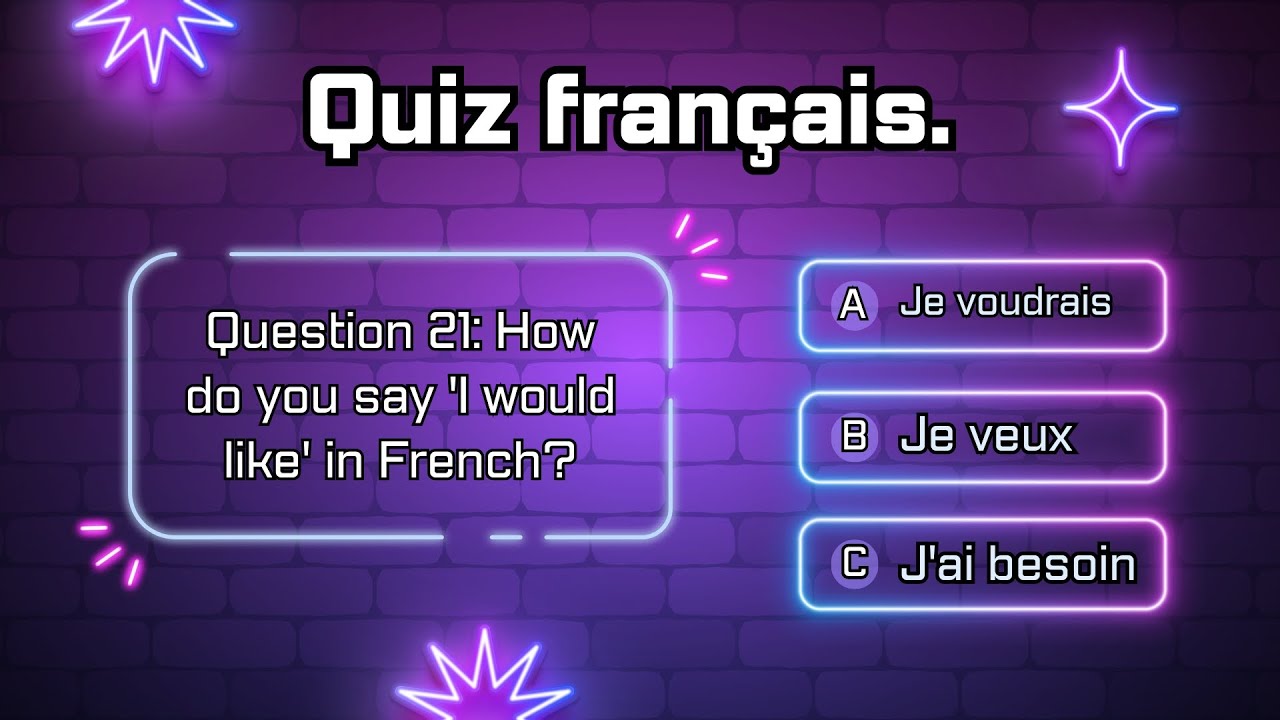 Ultimate French Learning Quiz: 100 Questions to Test Your Skills ...