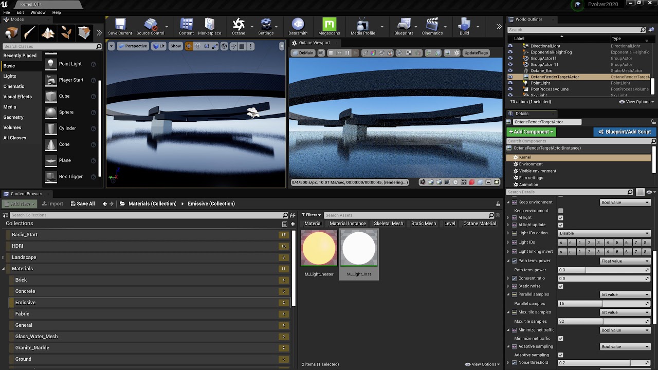 Octane for Unreal: Memory/Parallel samples - YouTube