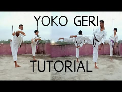 Yoko Geri tutorial.... Academy of Shotokan Karate Do - YouTube