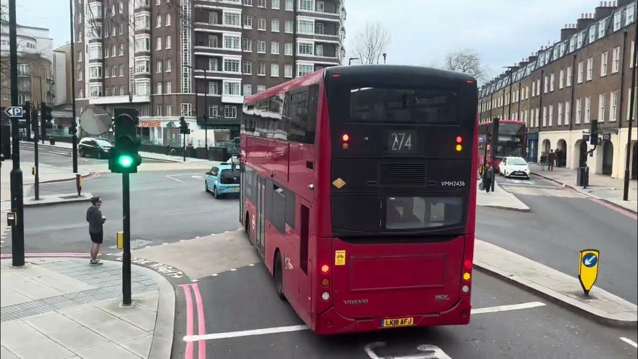 London Bus Ride Route 189 from Baker Street to Boundary Road / London ...