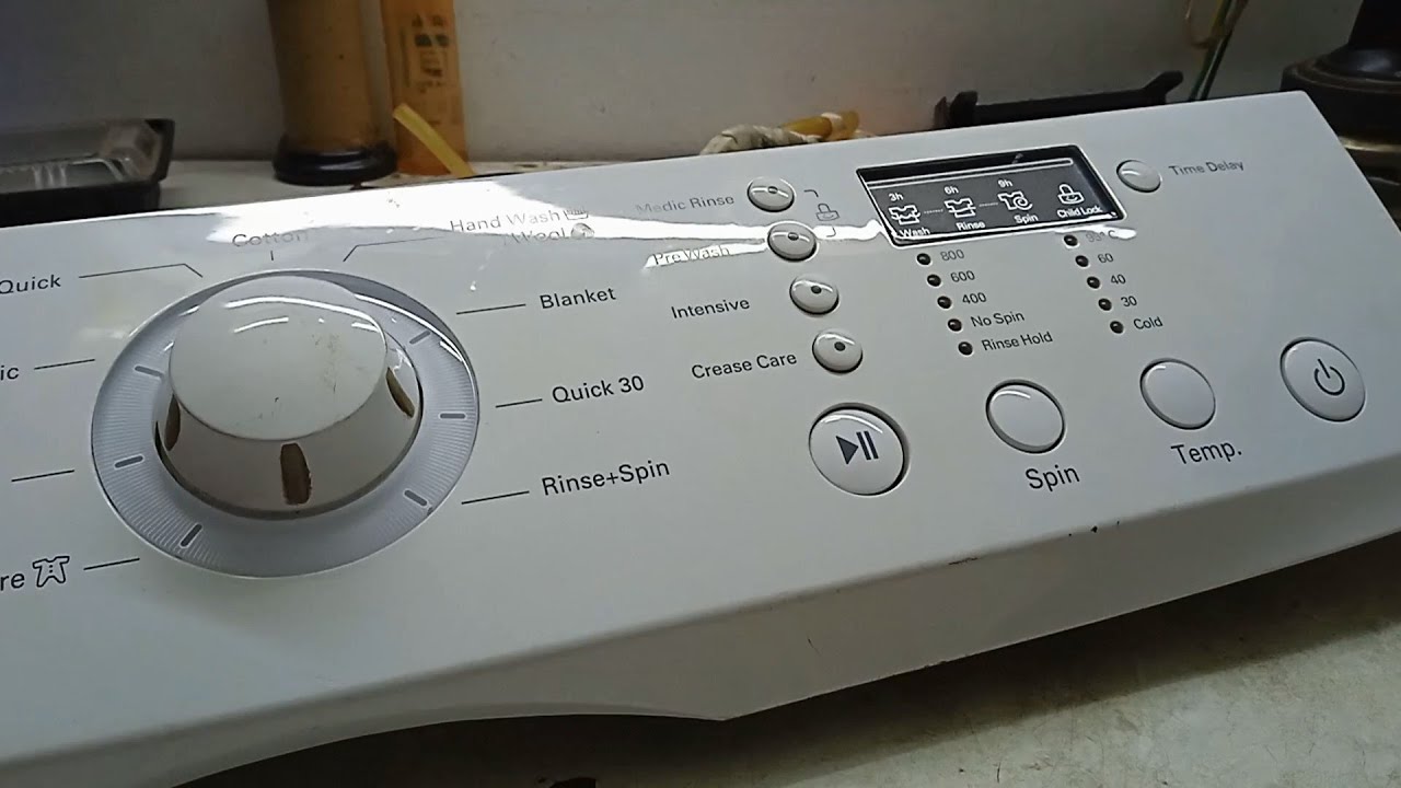 Play Pause Button Not Working LG Front Loader Washing Machine ...