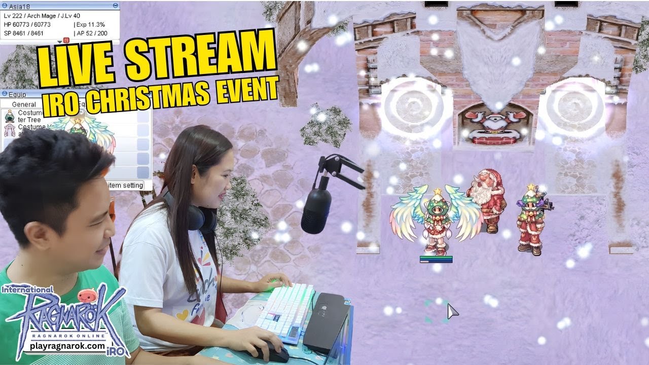 iRO Christmas Event ! | TIME FIRST! Live Stream - YouTube