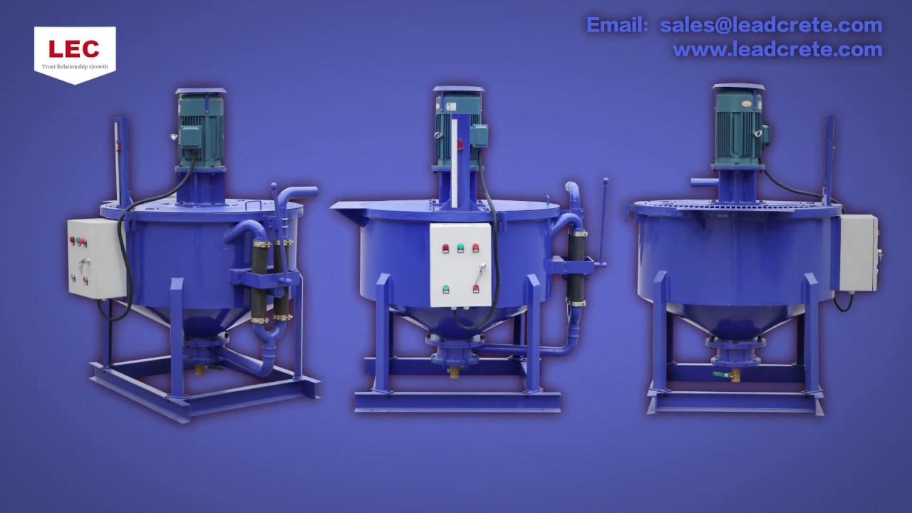 LM500E colloidal mixer - YouTube