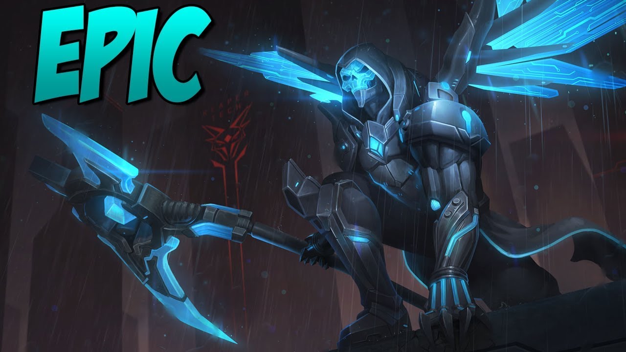 MY NEW FAVORITE THANATOS SKIN? CYBER THEMED EPICNESS! - GrandMasterse ...