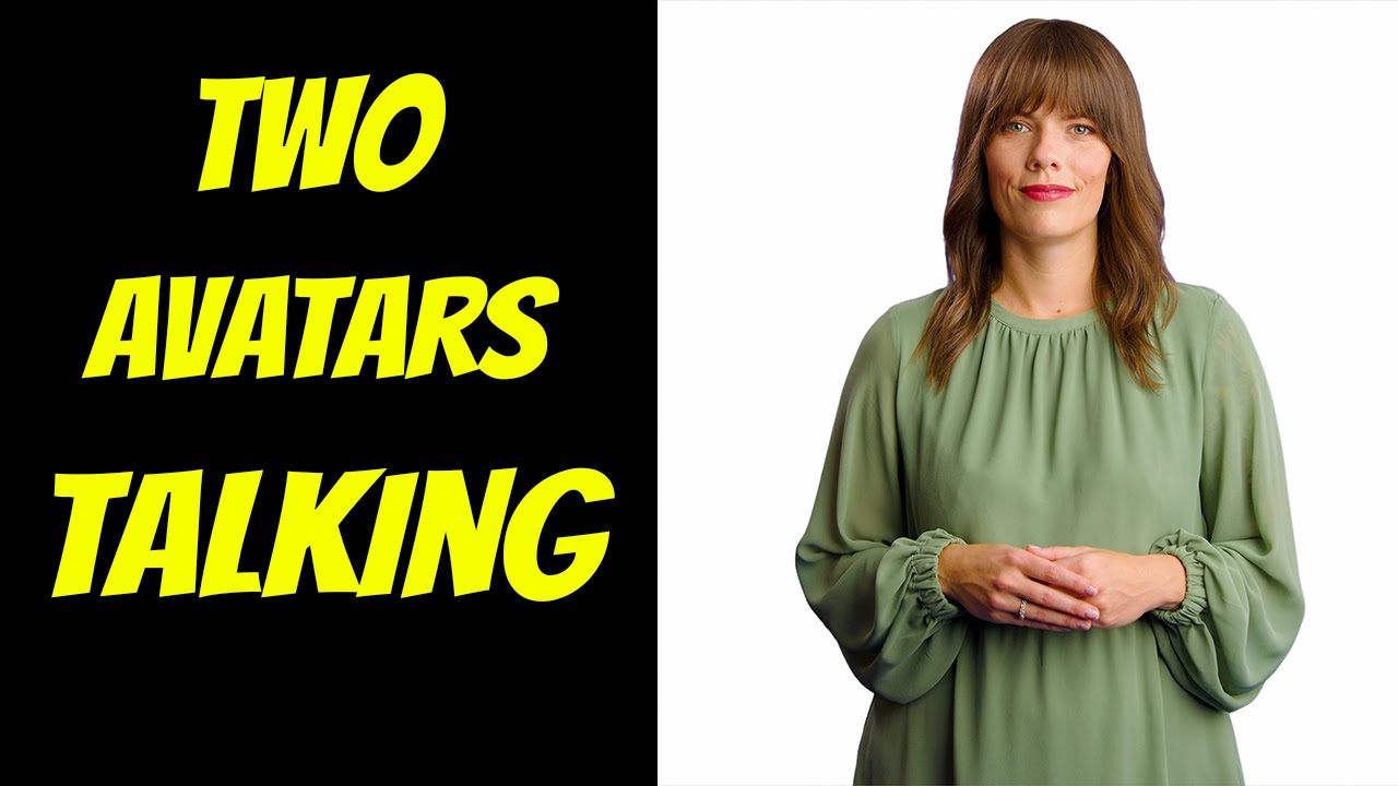 How to Generate Two Avatars Talking in One Clip l Creating ...