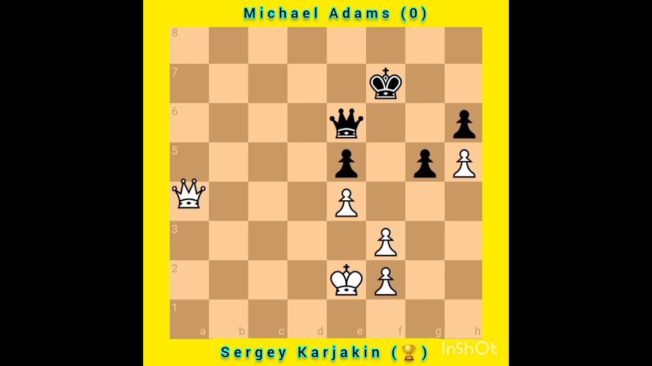 Sergey Karjakin vs Michael Adams || Ruy Lopez Opening || Baku Grand Prix, 2008 #chess #chessgame ...
