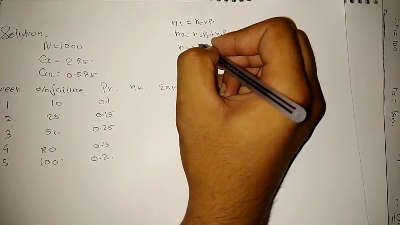 Problems On Replacement Model In Operation Research type 2 YouTube Problems On Replacement Model In Operation Research type 2 YouTube
