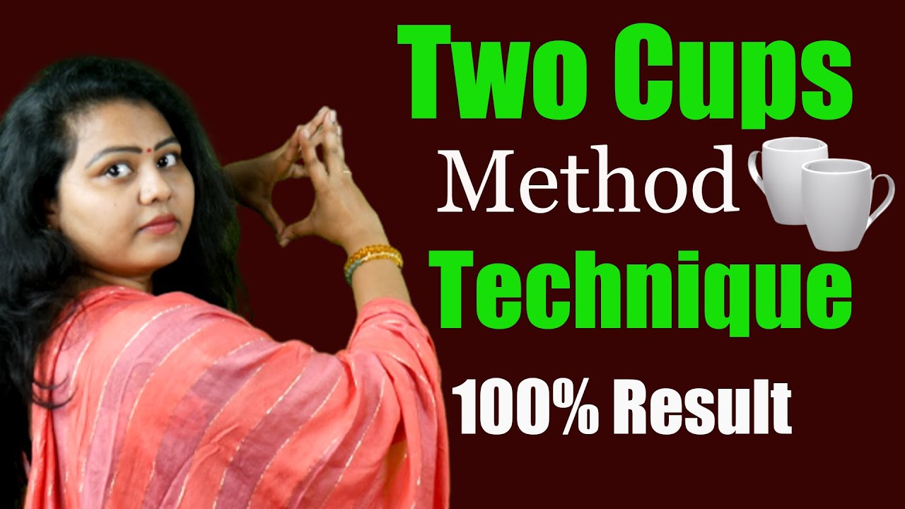 Two cup method technique// water technique//quantumjumping technique ...