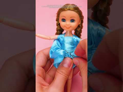 🎀 Sweet Surprise! DIY Candy-Filled Doll Dress Tutorial 🍬✨#learning #craft #kidsfun #kidslearning