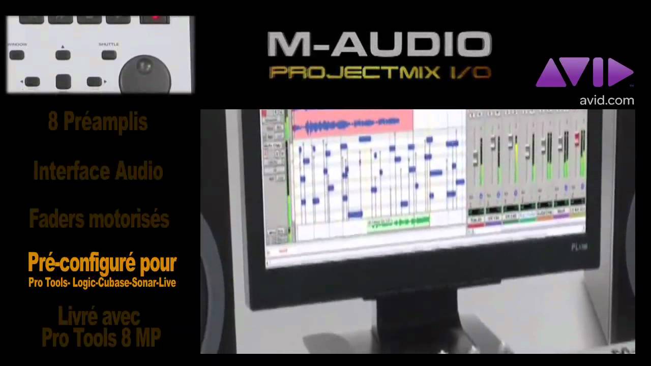 Interface audio M-Audio Project Mix (La Boite Noire) - YouTube