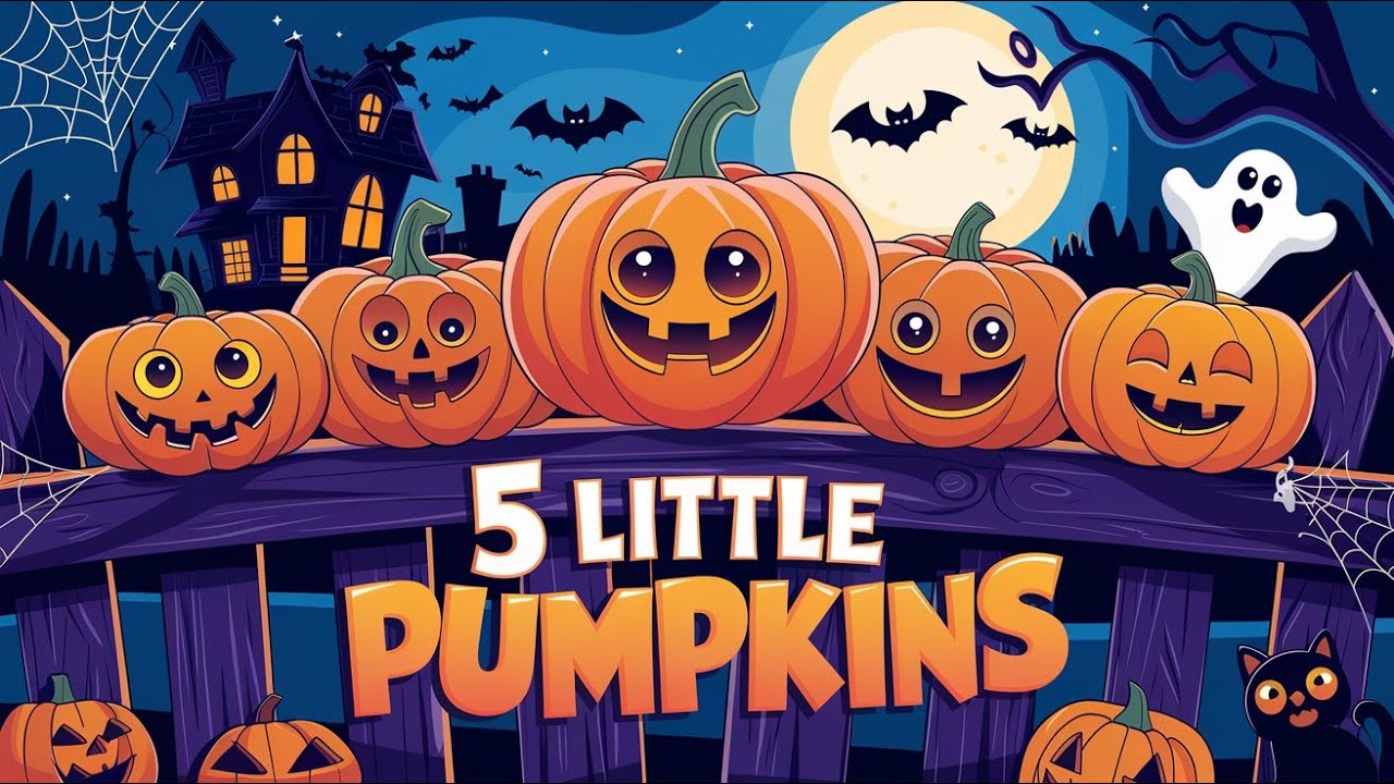 Five Little Pumpkins | Halloween Song | Explore Emotions @CoComelon ...